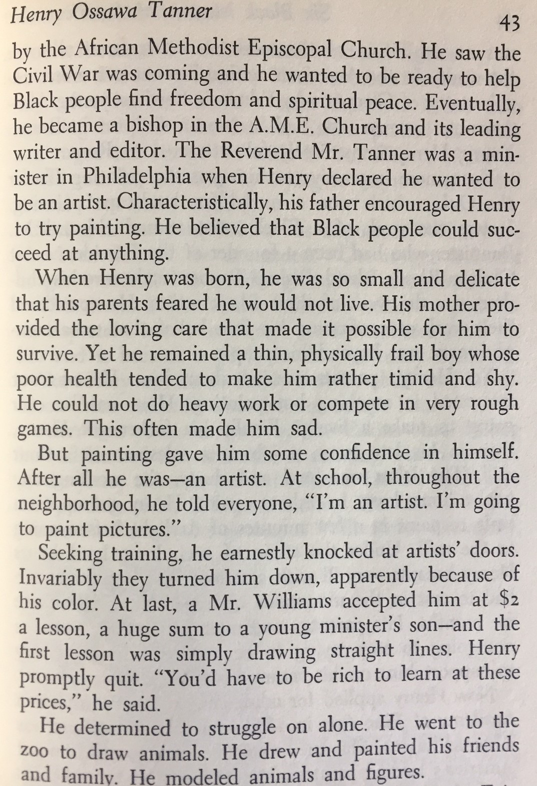 African American Picture Study: Henry Ossawa Tanner - Heritage Mom