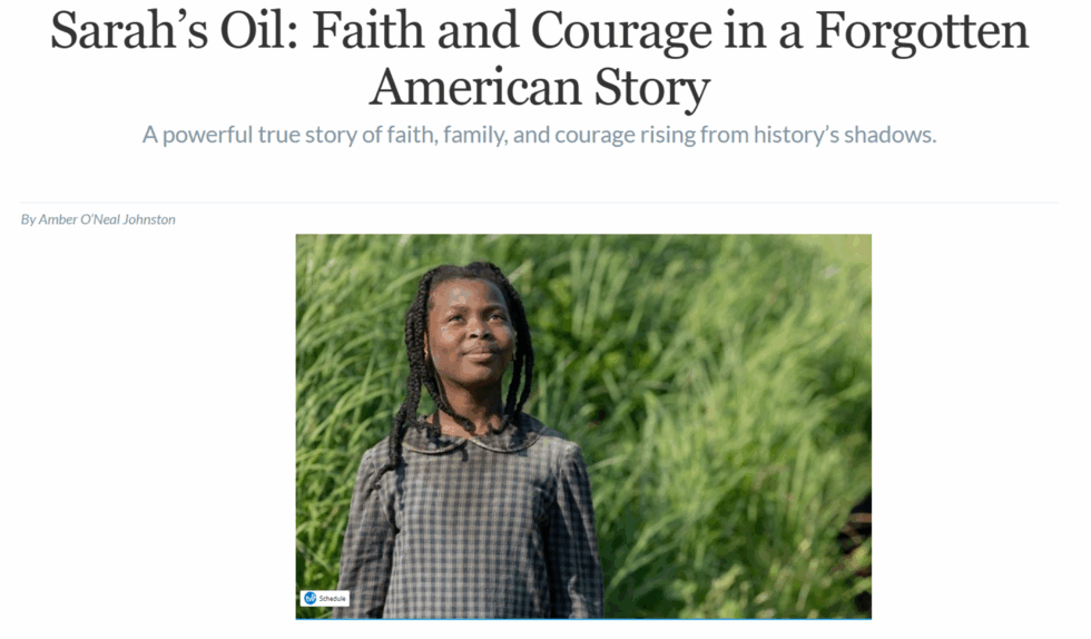 Sarah’s Oil and the Power of Remembering - Heritage Mom